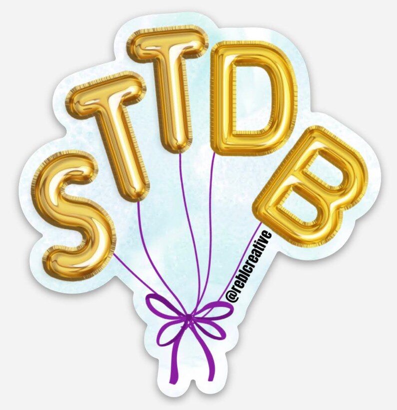 Game Day Button - STTDB Balloons Purple and Gold Pinback Button - Etsy