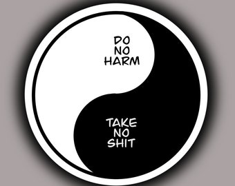 Take No Shit Sticker - Etsy
