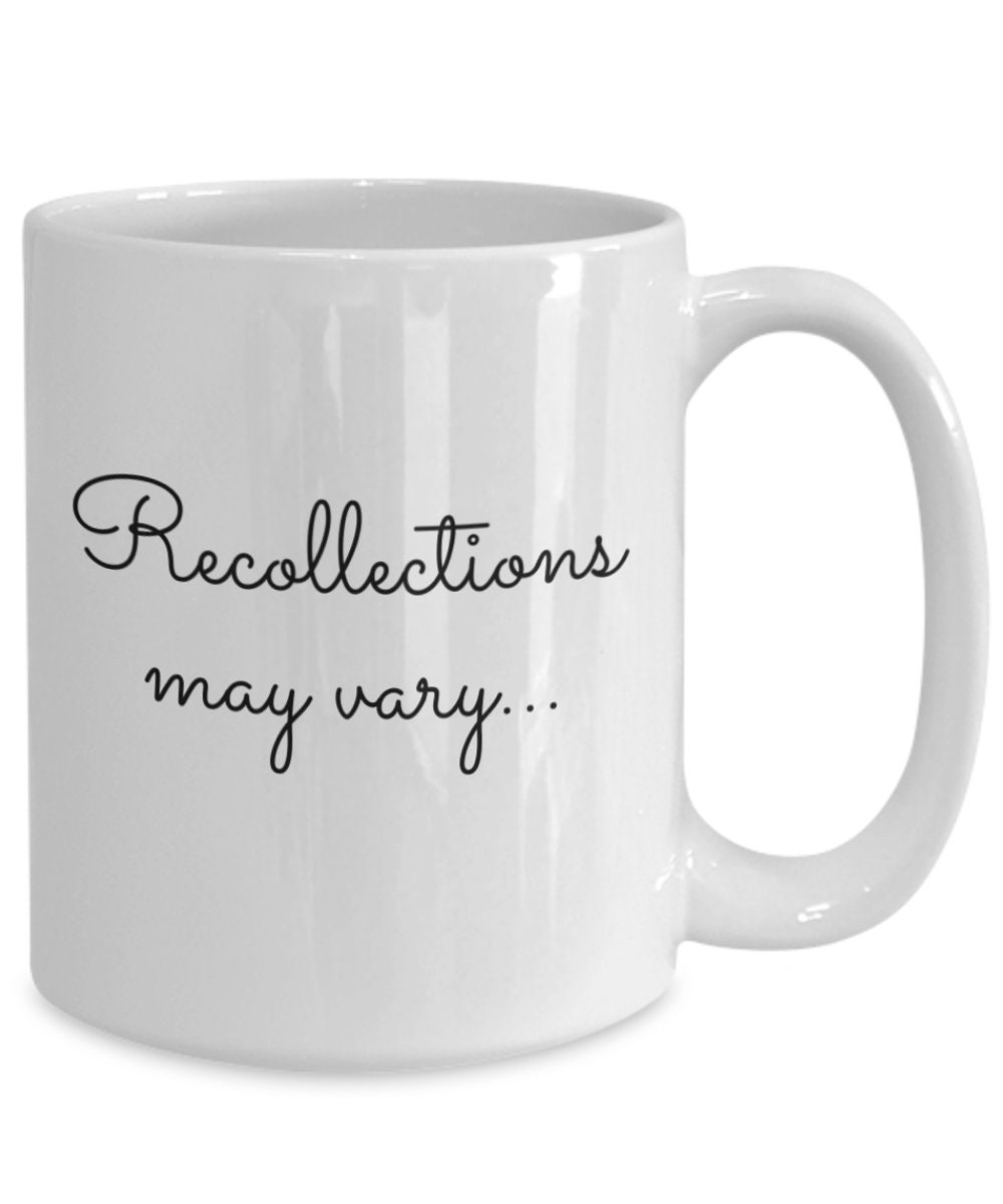 Recollections May Vary Coffee Mug Megxit Harry and Meghan - Etsy UK
