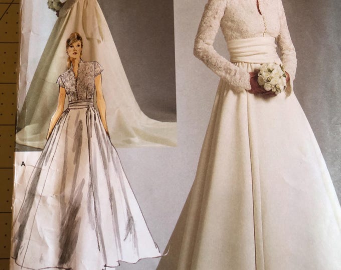 Vogue 2979 Grace Kelly Style Bridal Gown Sewing Pattern - Etsy