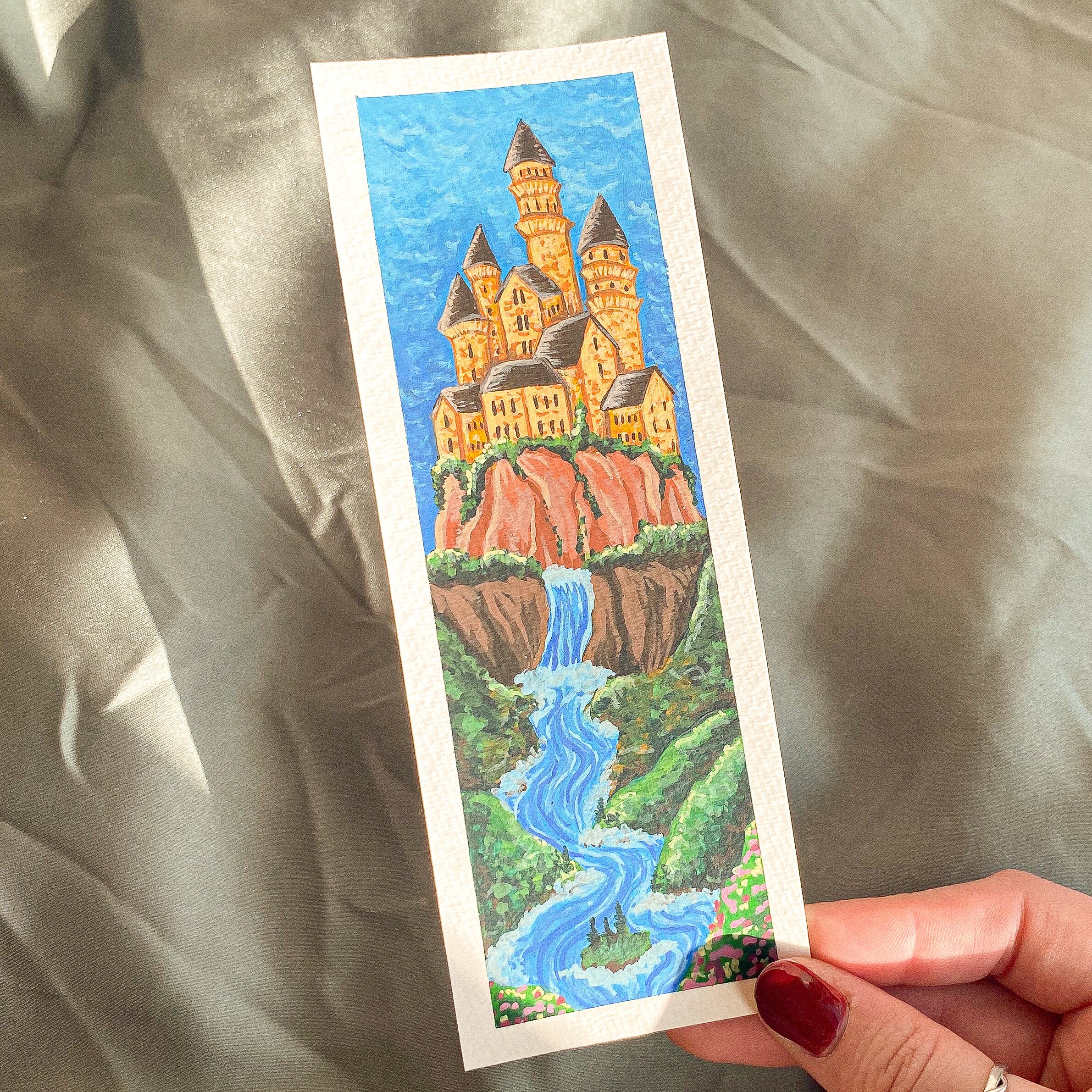 The Enchanted Castle Bookmark - Etsy