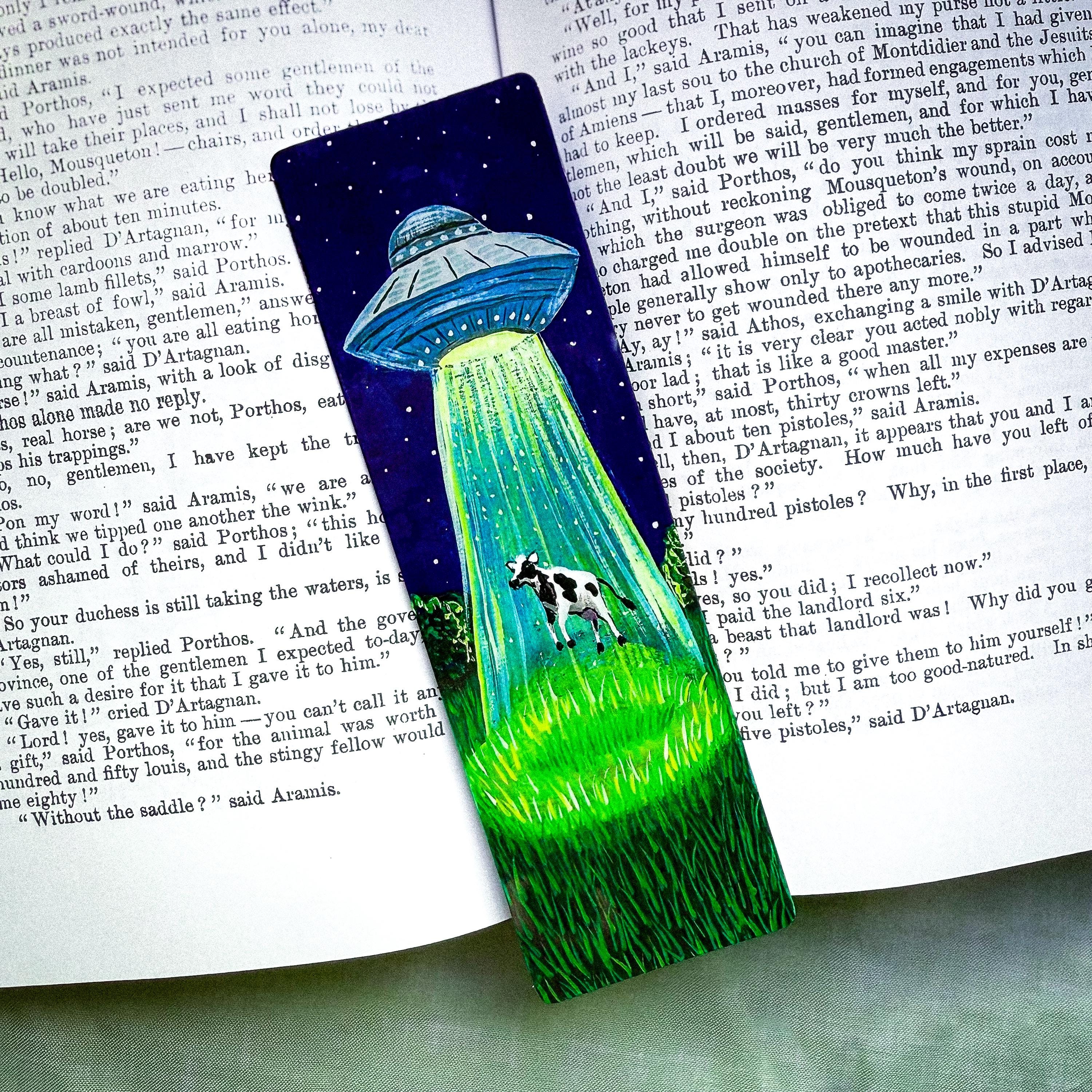 Alien Spaceship Bookmark - Etsy