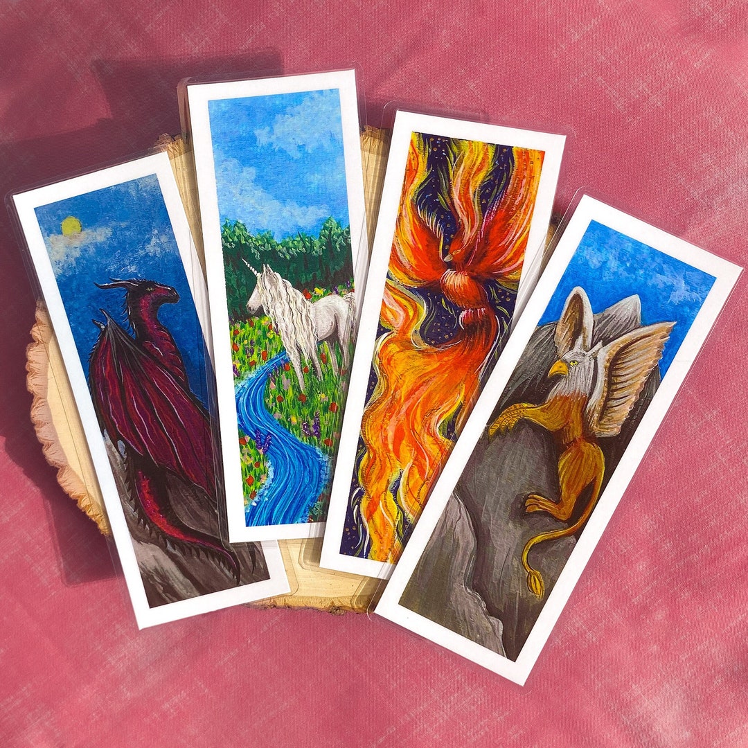 Magical Creatures Bookmark Collection - Etsy