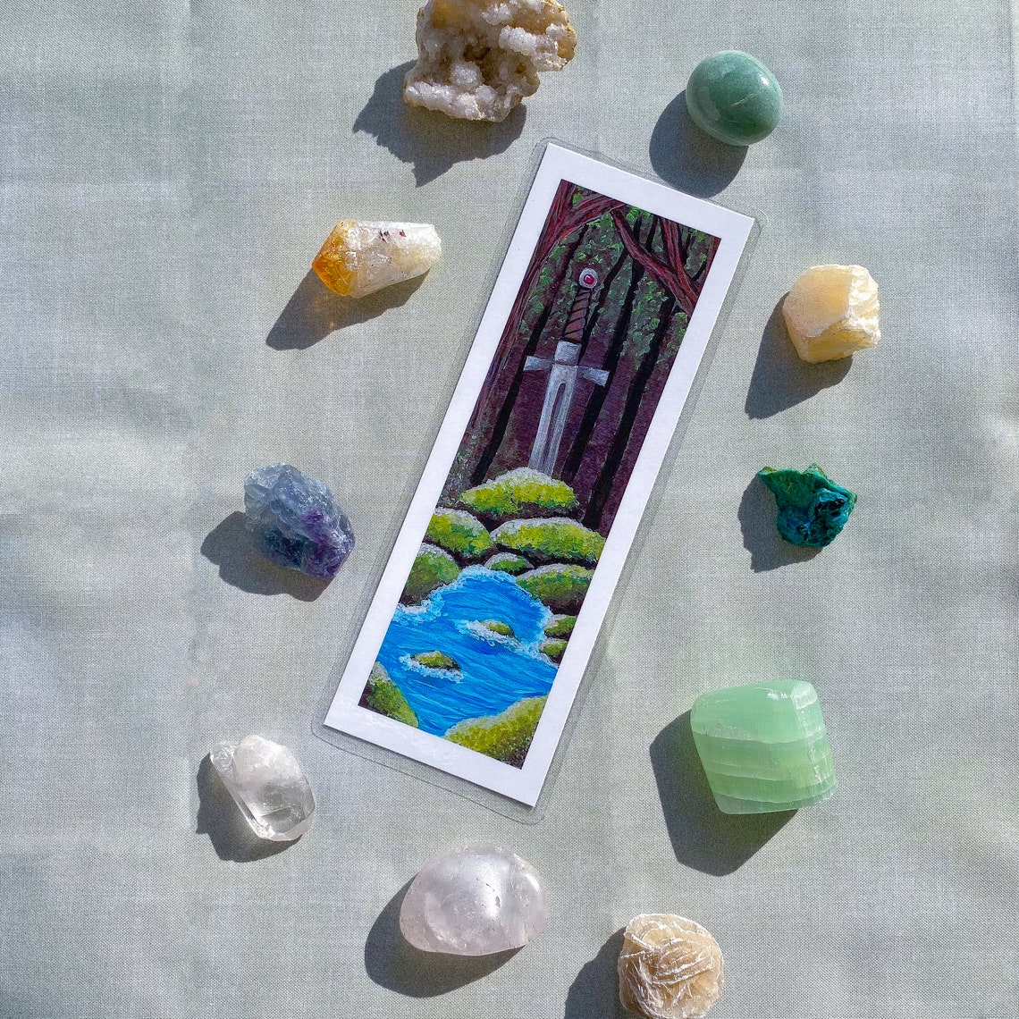 Sword in Stone Bookmark - Etsy