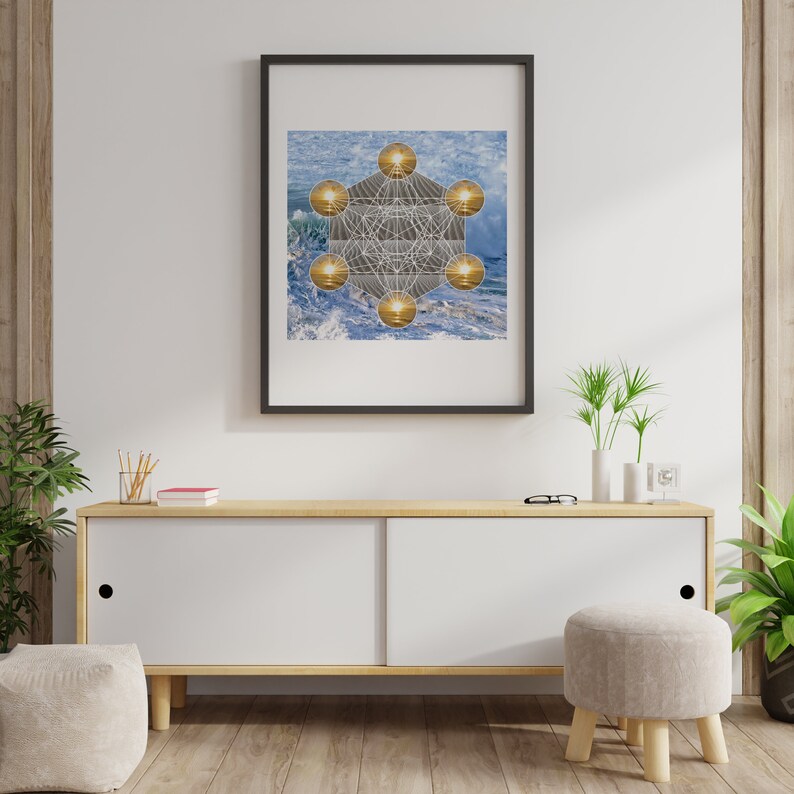 Printable Sacred Geometry Sun Sand Waves & Metatron's | Etsy