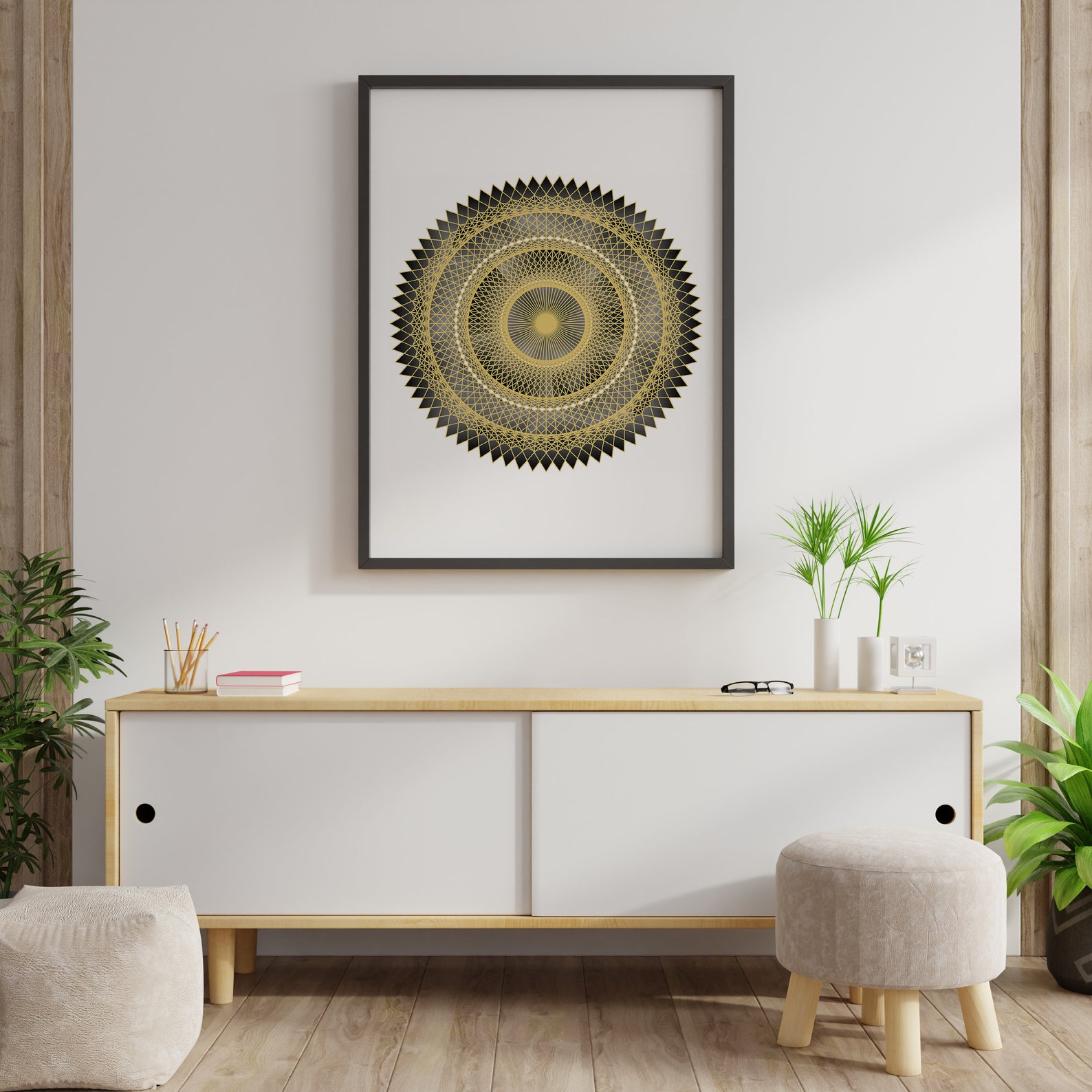Printable Sacred Geometry | Golden Torus Eye | Crystal Grid Template ...