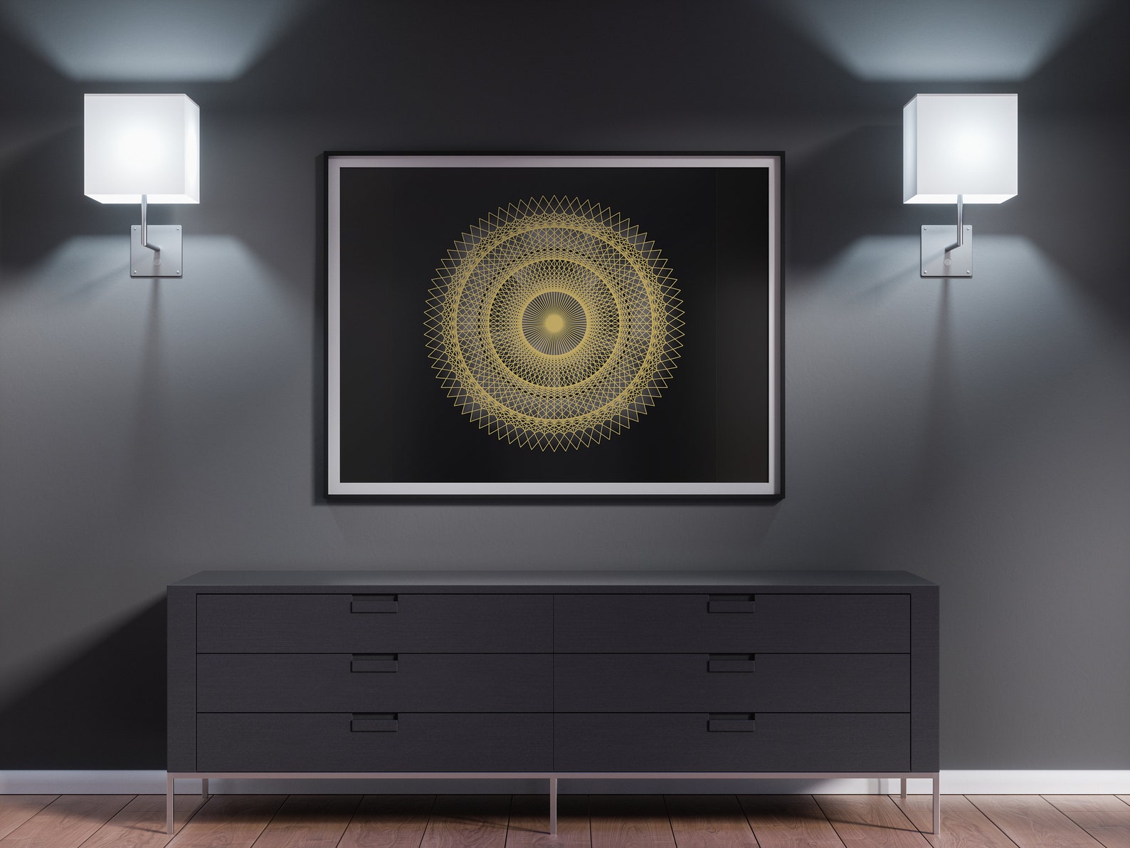 Printable Sacred Geometry | Golden Torus Eye | Crystal Grid Template ...