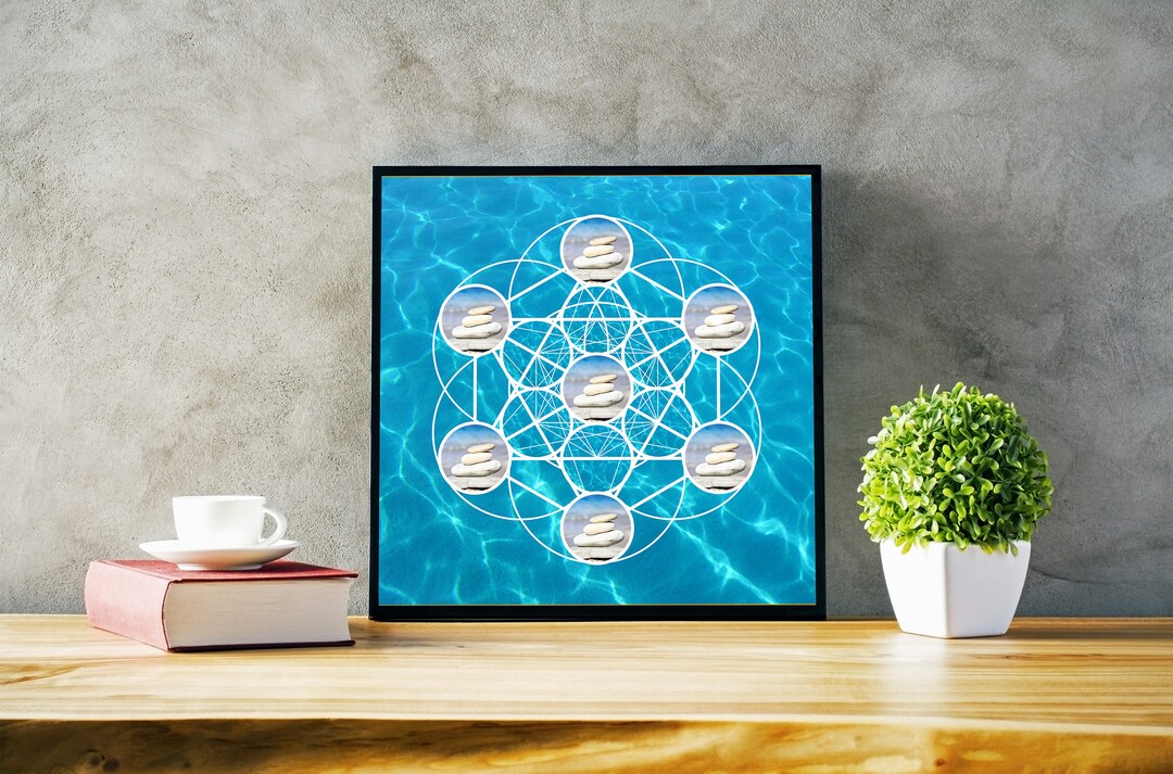 Printable Sacred Geometry | Balance Stones, Sea & Metatron's Cube ...