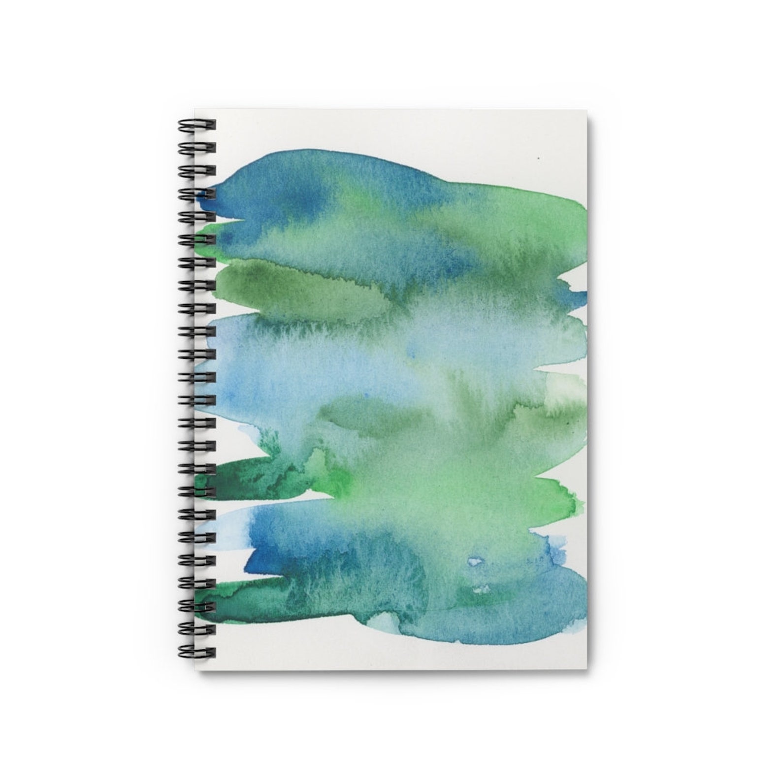 Watercolor Abstract Landscape Spiral Notebook Ruled Line | Etsy