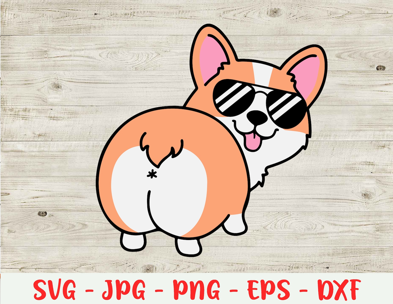 Corgi Butt Svg Corgi Svg Dogs Svg Funny Corgi Svg Jpg Png | Etsy