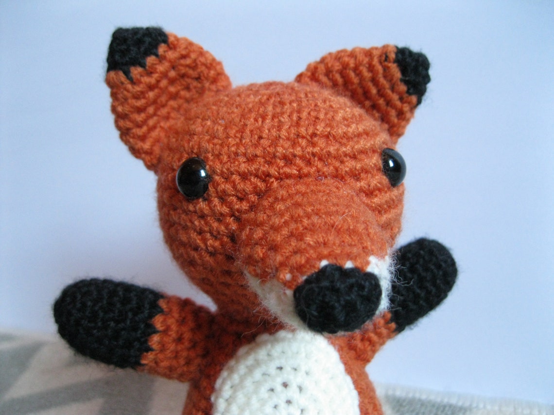 Red Fox Amigurumi Crochet Pattern - Pattern Only - Etsy
