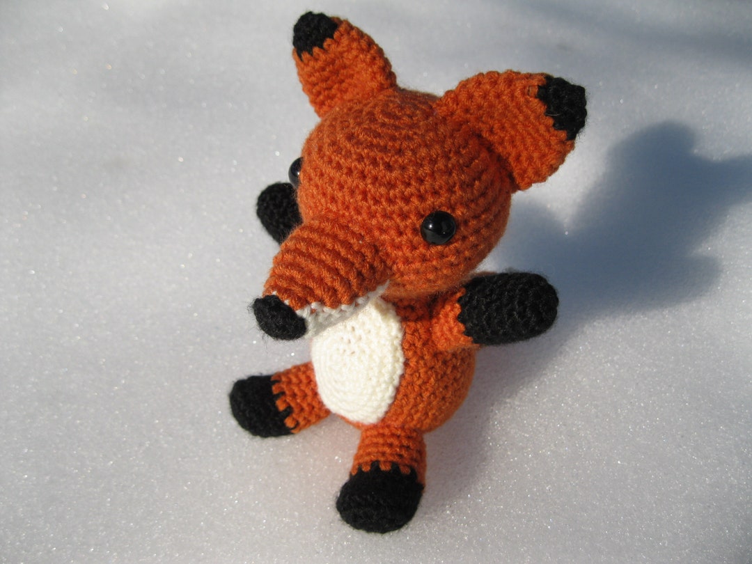 Red Fox Amigurumi Crochet Pattern - Pattern Only - Etsy
