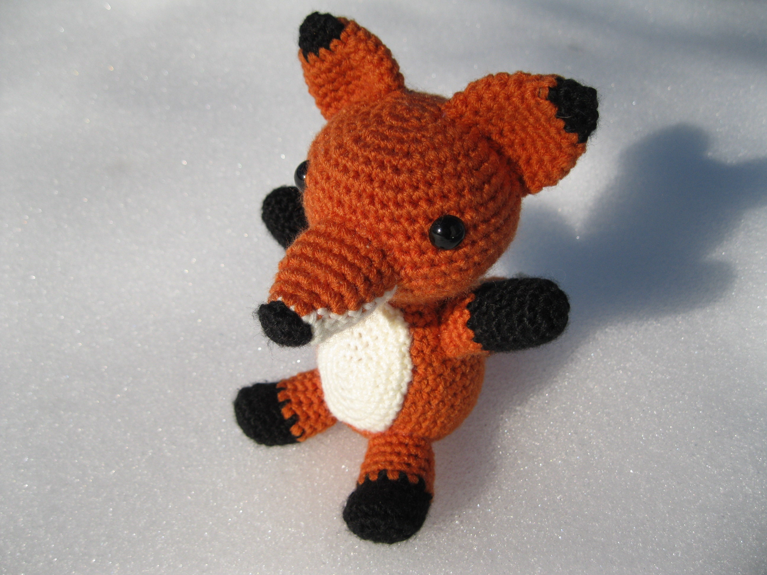 Red Fox Amigurumi Crochet Pattern - Pattern Only - Etsy