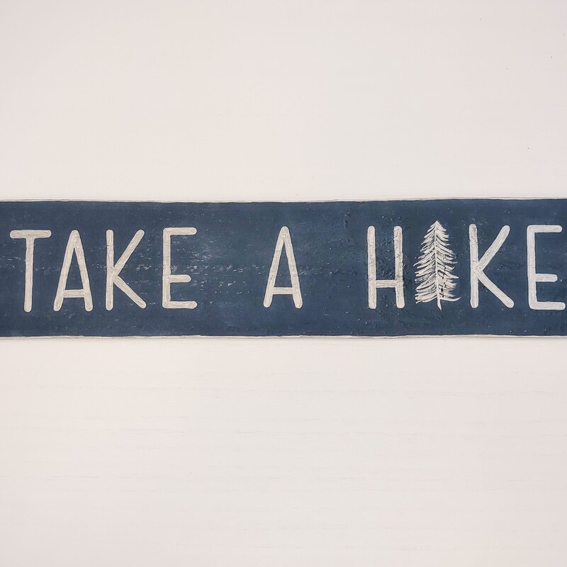 Hiking Sign - Etsy