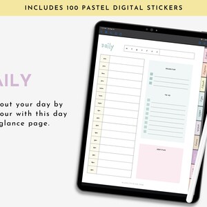 Undated Digital Planner for Ipad, Goodnotes, Notability, Noteshelf ...