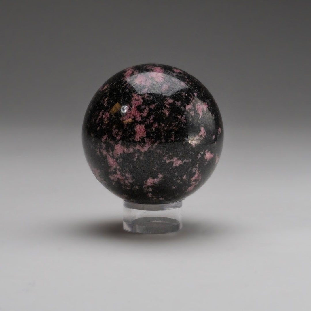 Polished Imperial Rhodonite Sphere From Madagascar 1.2 Lbs IR-S22 - Etsy
