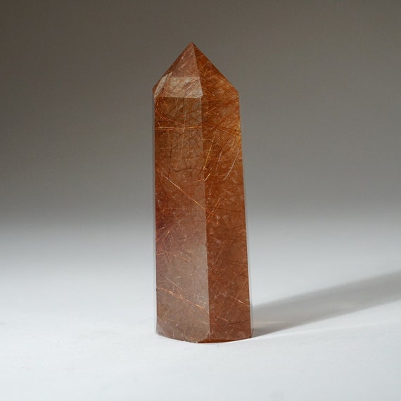 46.2 grams RT-P37 Genuine Polished Red Rutilated Quartz Point from ...
