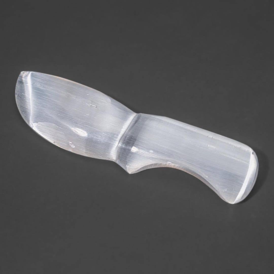 Genuine Selenite Crystal Knife - Etsy