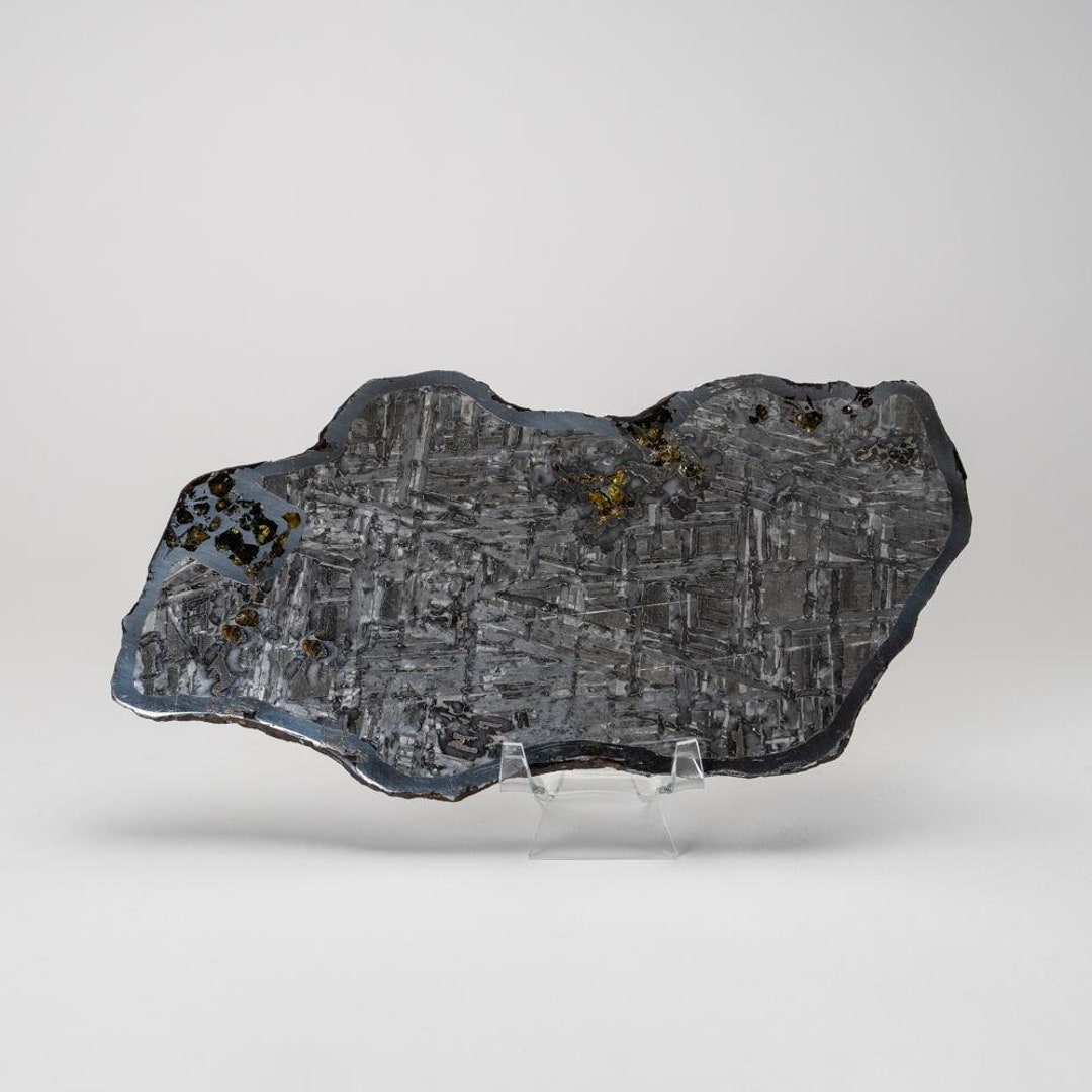Seymchan Pallasite Meteorite Slab 705.8 Grams SPM18 - Etsy
