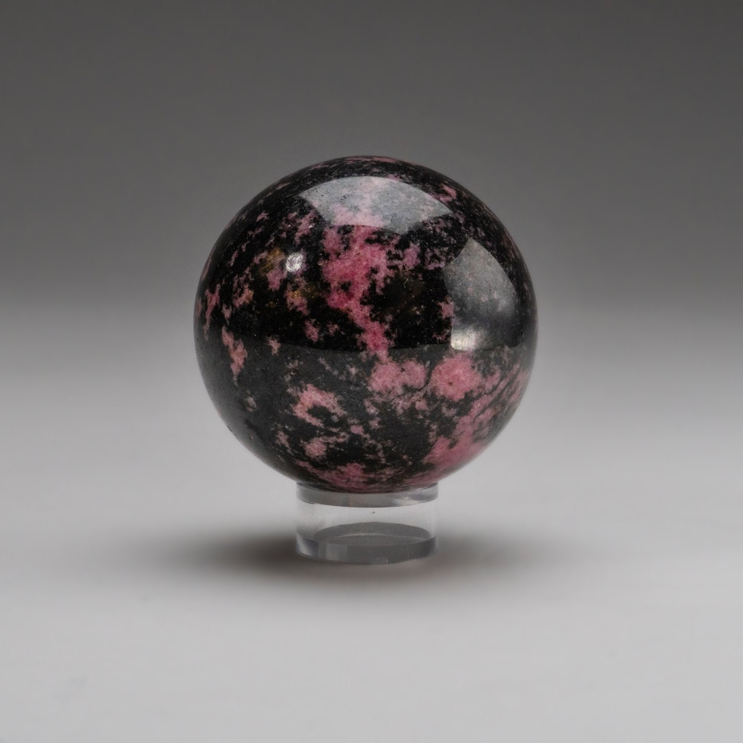 Polished Imperial Rhodonite Sphere From Madagascar 1.2 Lbs - Etsy