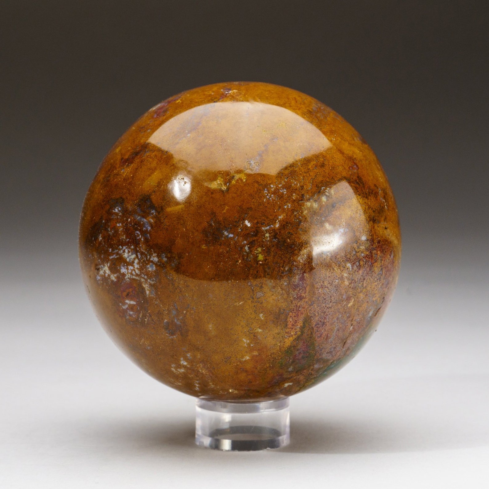 Genuine Polished Ocean Jasper Sphere 2 Lbs OJS16 - Etsy UK