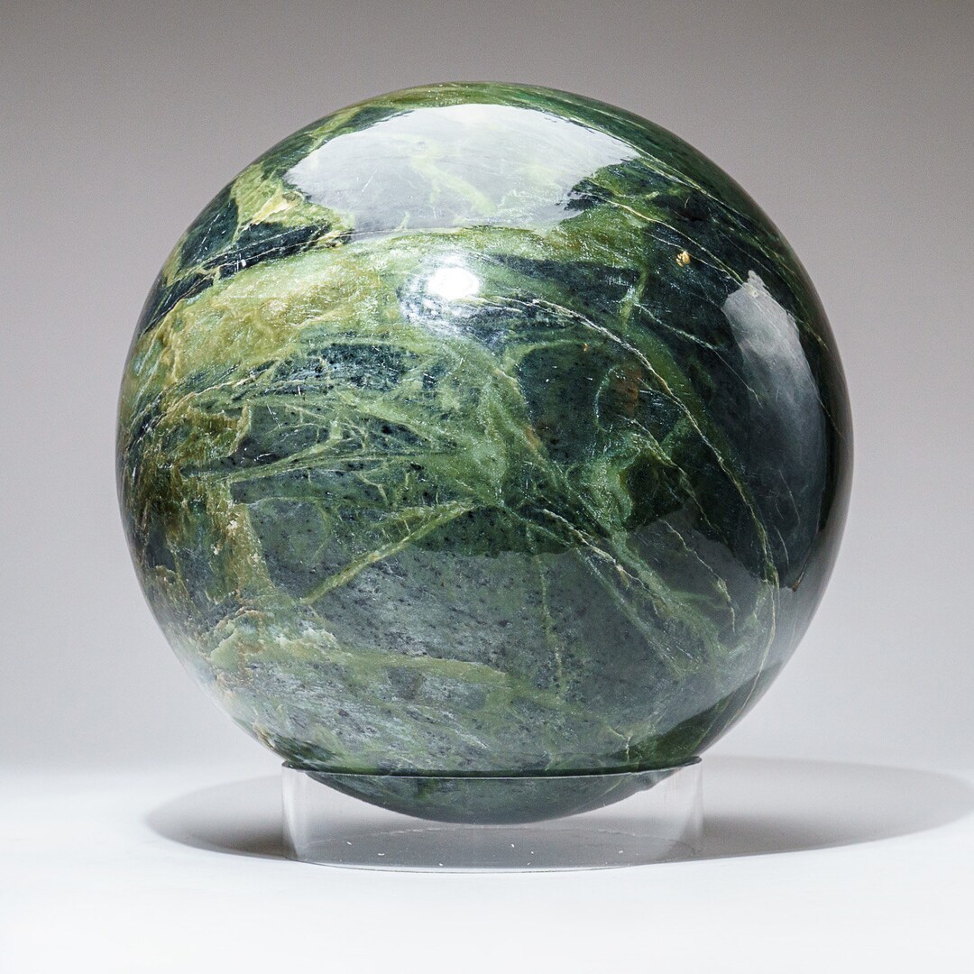 Huge Genuine Polished Nephrite Jade Sphere From Pakistan (65 Lbs) - Etsy