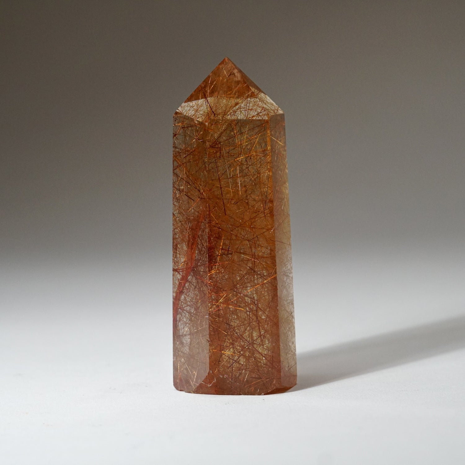 46.2 grams RT-P37 Genuine Polished Red Rutilated Quartz Point from ...