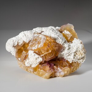 Yellow Fluorite With Barite From Elmwood Mine, Carthage, Smith County ...