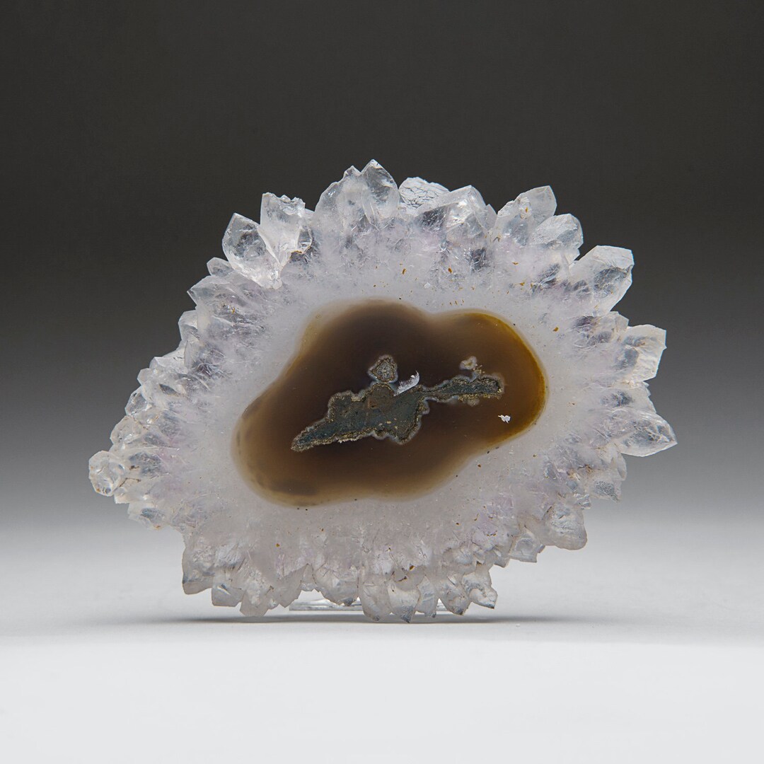 Quartz Stalactite Slice From Uruguay (271.8 Grams) - Etsy