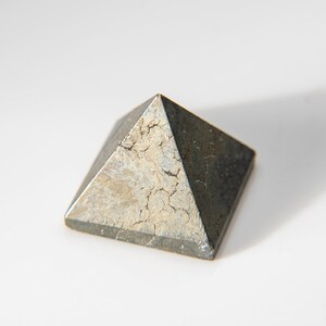 Genuine Polished Pyrite Gemstone Pyramid (13.3 Grams) - Etsy