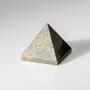 Genuine Polished Pyrite Gemstone Pyramid (13.3 Grams) - Etsy