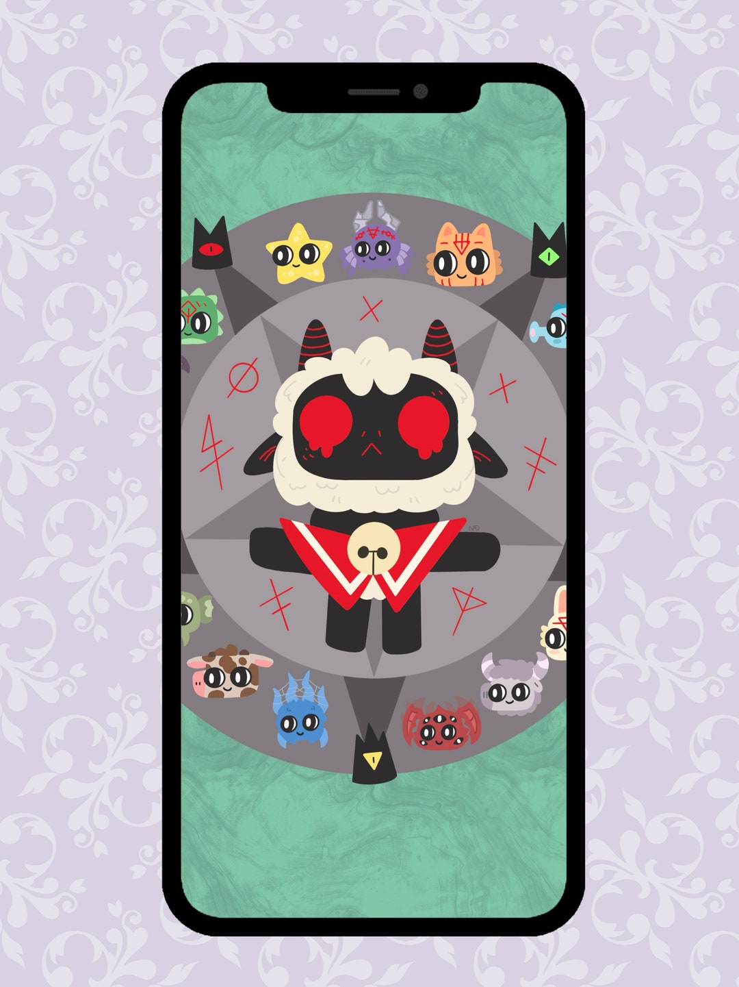 Cult of the Lamb Wallpaper - Etsy