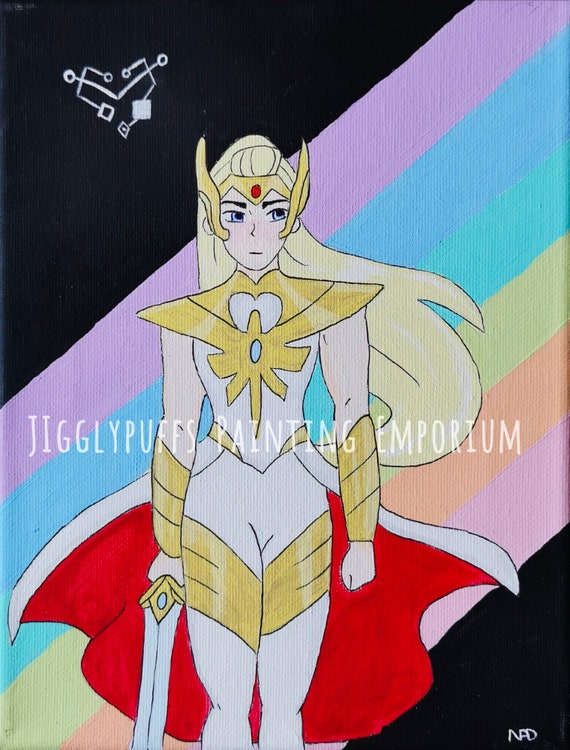 She Ra With Rainbow and Failsafe the Princesses of Power | Etsy