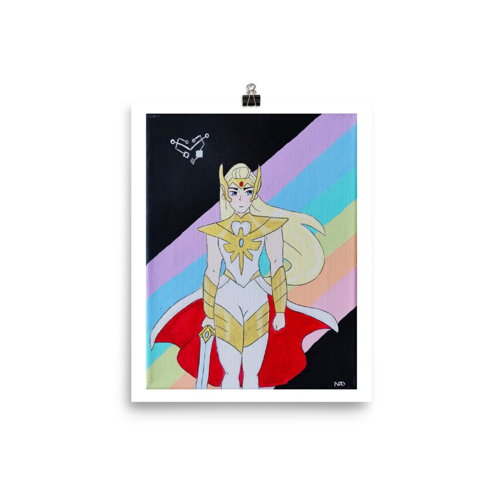 She Ra With Rainbow and Failsafe (the Princesses of Power) - Acrylic ...