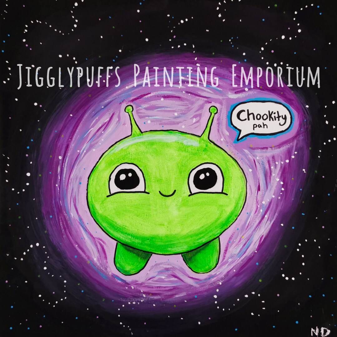 Mooncake Painting - Final Space - Acrylic Painting Print (multiple ...