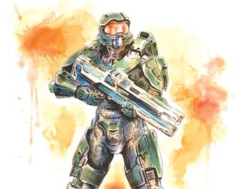 Master Chief Svg - Etsy