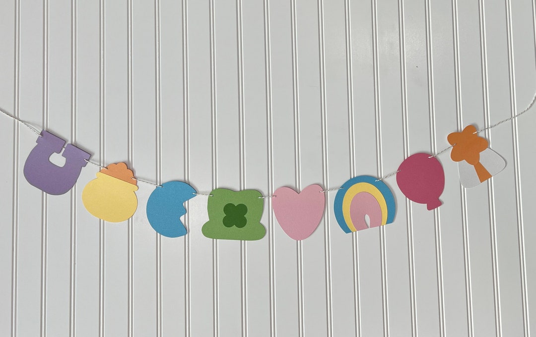 Lucky Charms Marshmallow Banner | Lucky One | St. Patrick’s Day ...