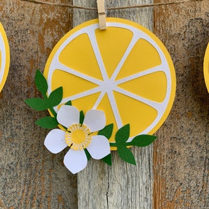 Lemon Garland | Lemon Banner | Summer Banner | Main Squeeze | Baby ...