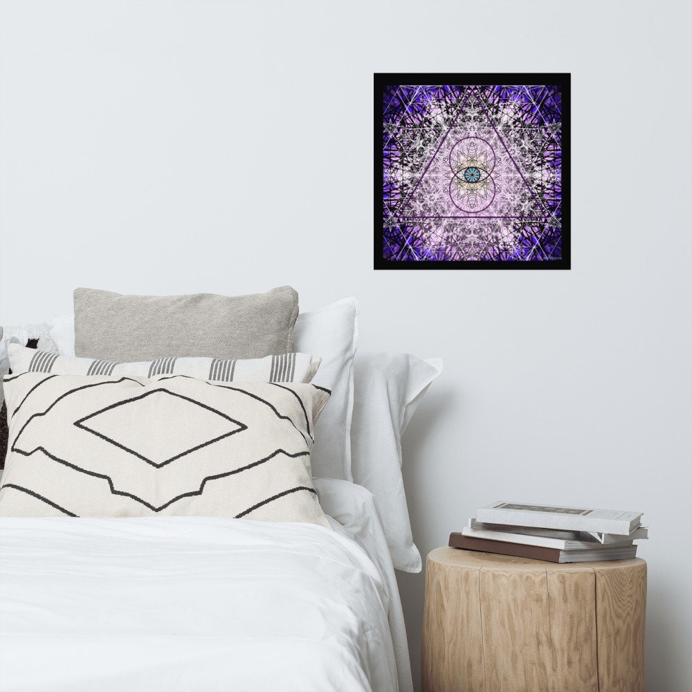 Poster tri Eye, Sacred Geometry Third Eye Psychedelic Trippy Poster by ...