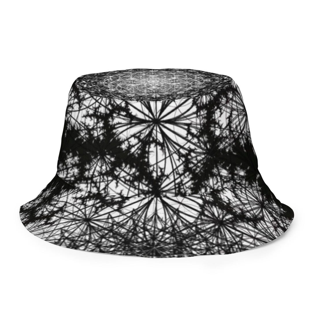 Reversible Bucket Hat B-boy Raver Style With Sacred Geometry and Trippy ...