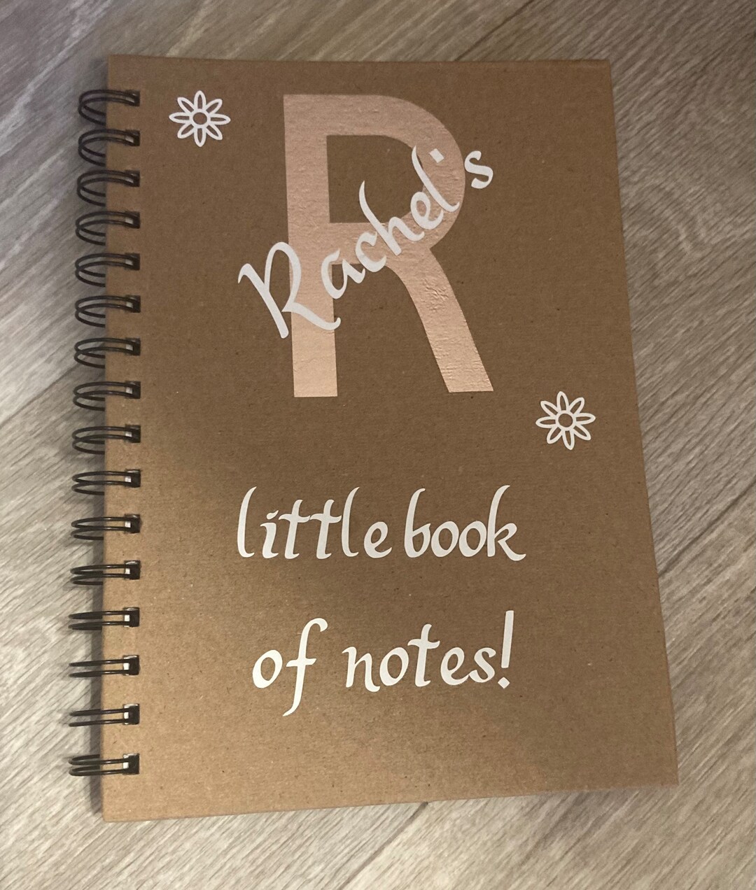 A5 Brown Notebook - Etsy