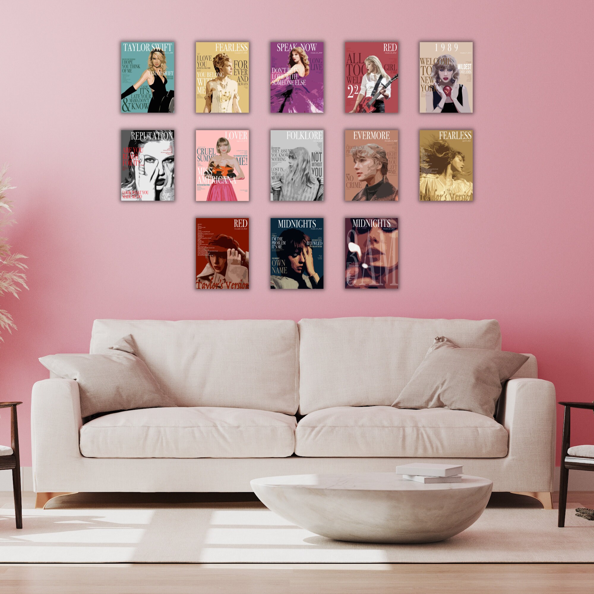 Taylor Swift Album Magazine Cover 9x12 - Etsy