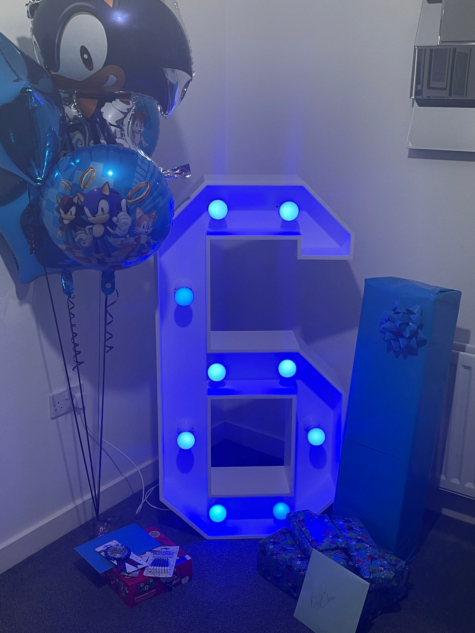 4ft lighted up numbers | Etsy