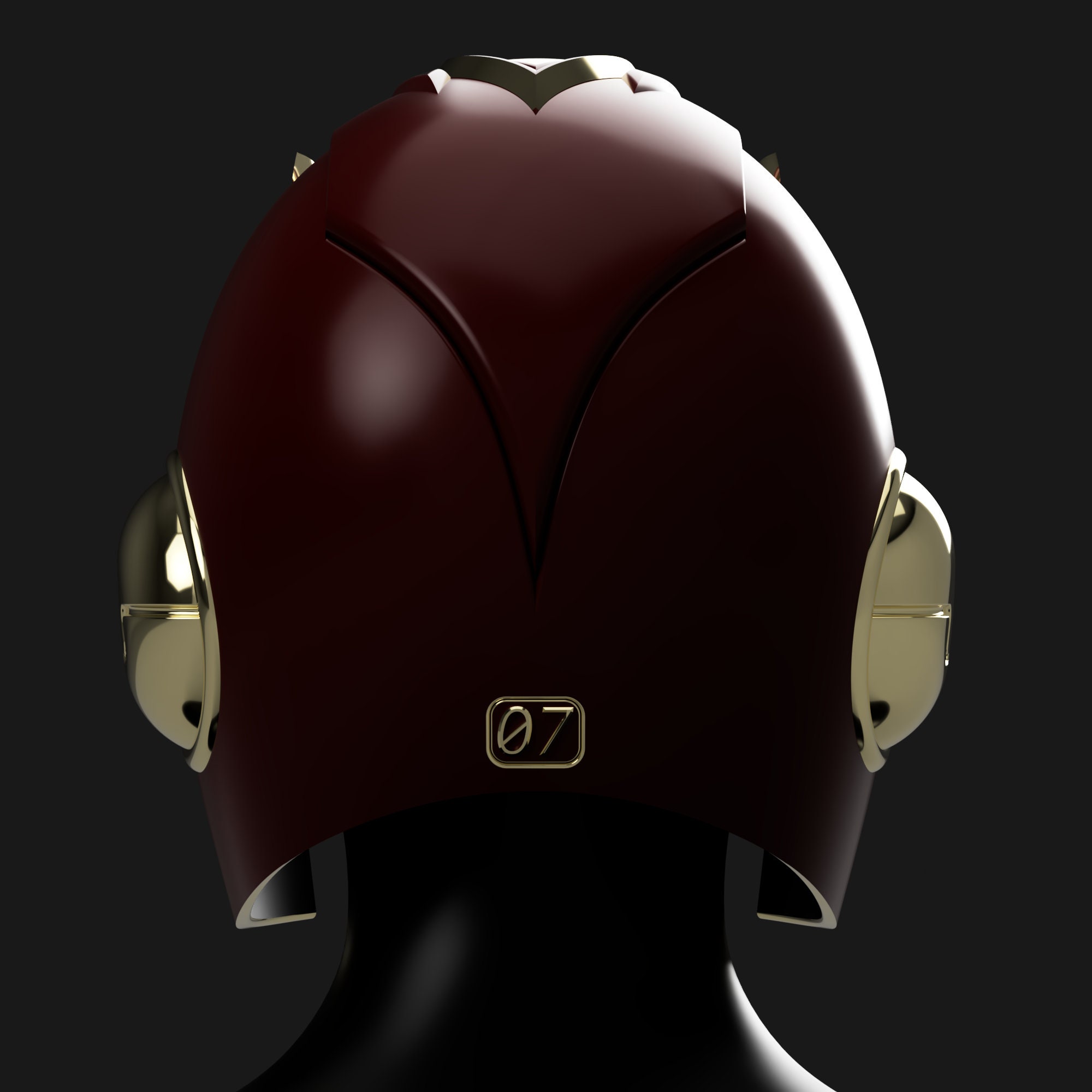 3D Printed Helmet: Captain Falcon Digital 3D Model download captain ...