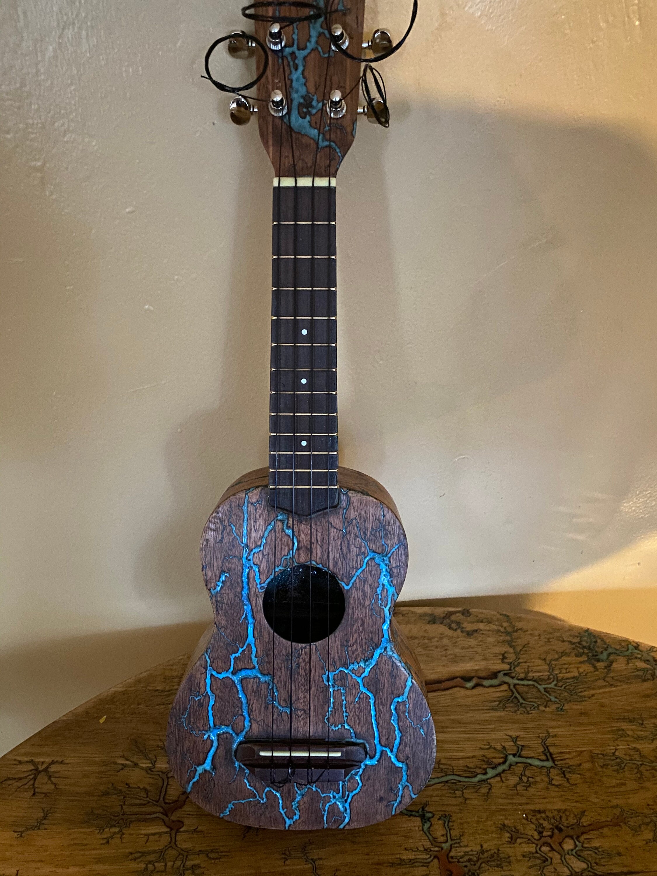 Custom Made Fractural Ukulele - Etsy