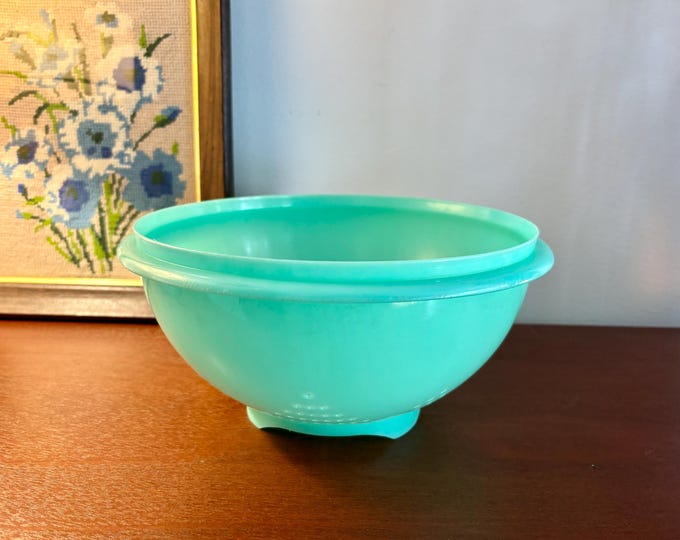 Vintage Tupperware Mint Green Colander 339 Strainer Very Good Condition ...