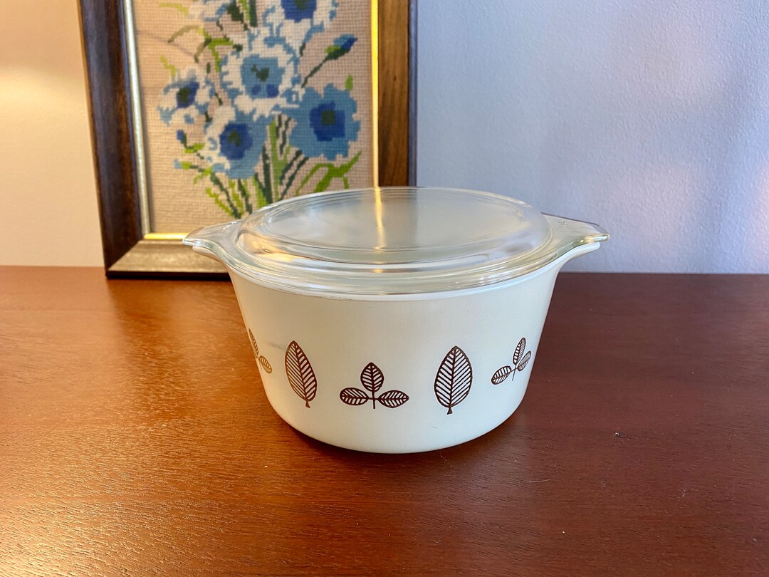 Vintage Pyrex twin Buffet Server Promotional Single Casserole 473 With ...