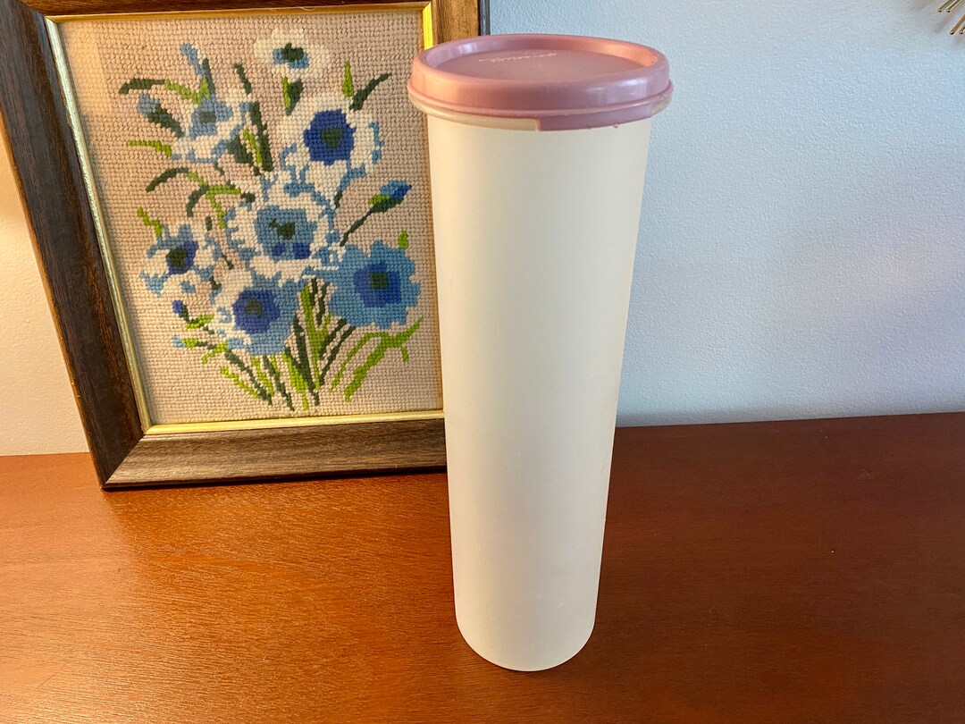 Vintage Tupperware Modular Mates Tall Pasta Keeper Frosted Container ...