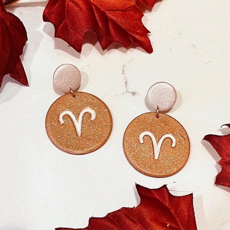 Capricorn Earrings - Etsy