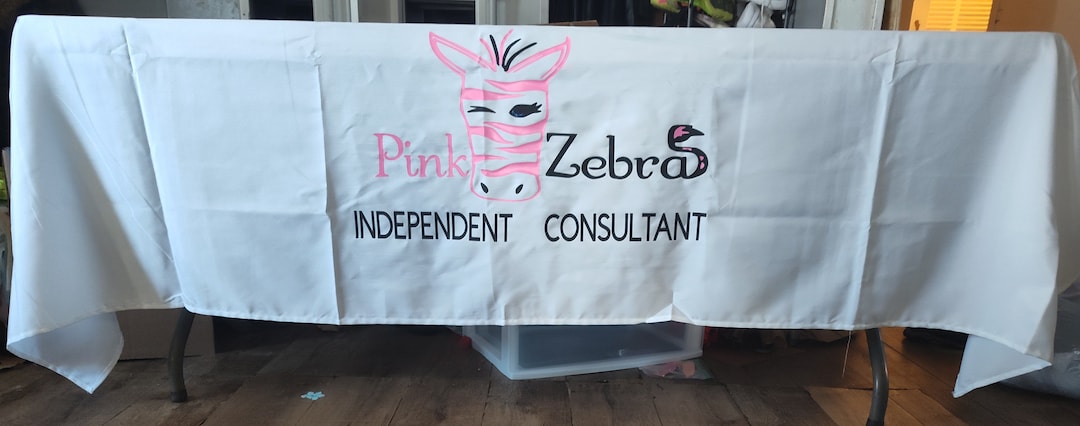 Pink Zebra Table Cover - Etsy